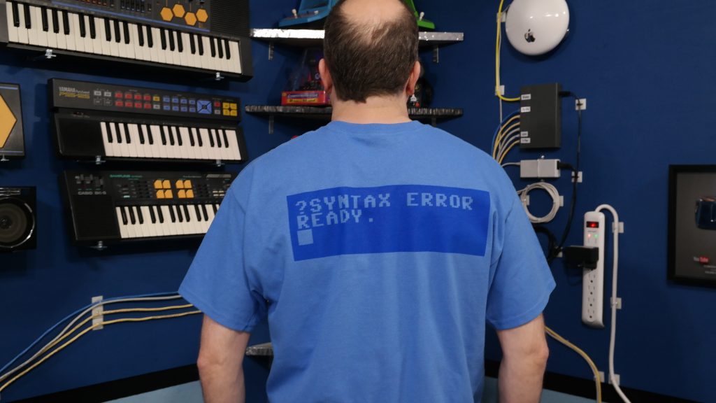 T-Shirt C64 Startup Screen - The 8-Bit Guy