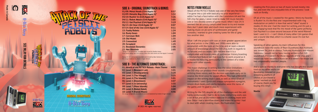 Petscii Robots Soundtrack Cassette - The 8-Bit Guy