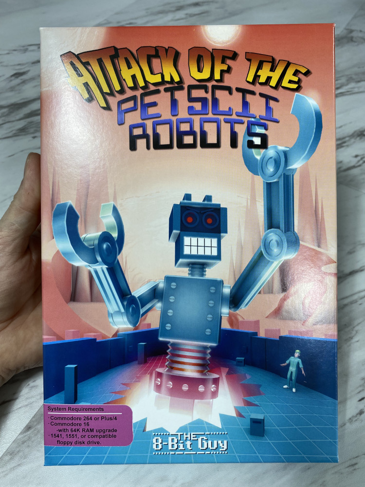 PETSCII Robots for Commodore Plus/4 - The 8-Bit Guy