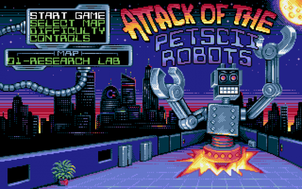PETSCII Robots for Commodore Amiga - The 8-Bit Guy